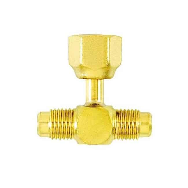 C&D CD9603 1/4 SAE Brass Access Tee | HVACTOOLS Australia
